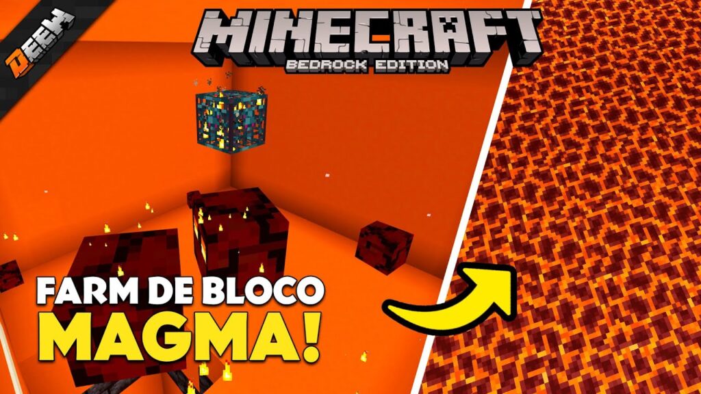 Como Fazer Farm De Bloco De Magma Fácil No Minecraft Bedrock Pe [1 16